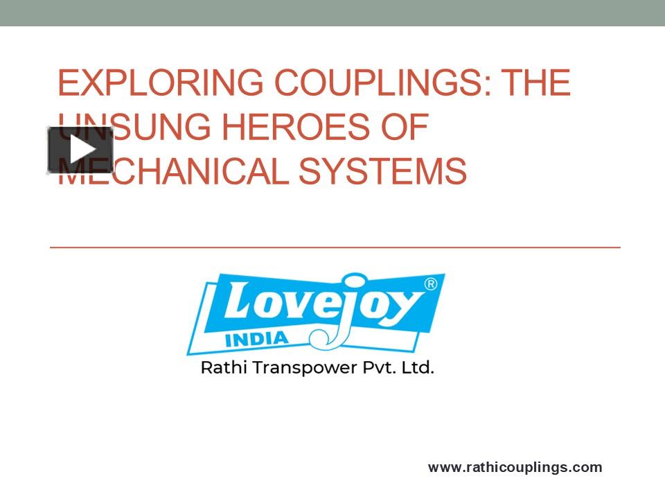 Exploring Types of Couplings presentation | free to download