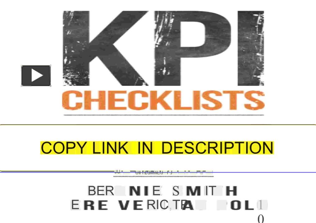PPT – get [PDF] Download KPI Checklists: Crea KPIs e informes de valor ...