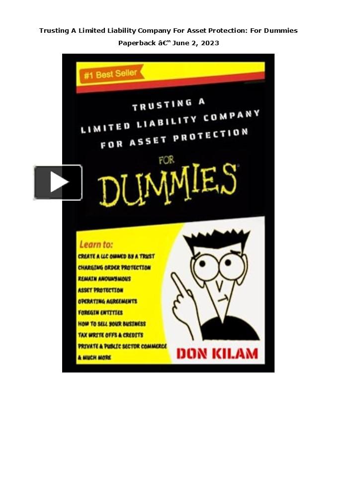 PPT – Download⚡️ Trusting A Limited Liability Company For Asset ...