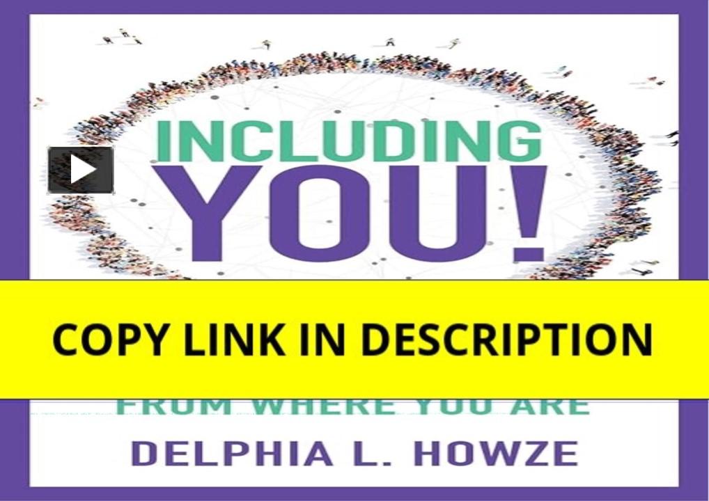 Download⚡️(PDF) ️ Including You: Leading Inclusion From Where You Are ...