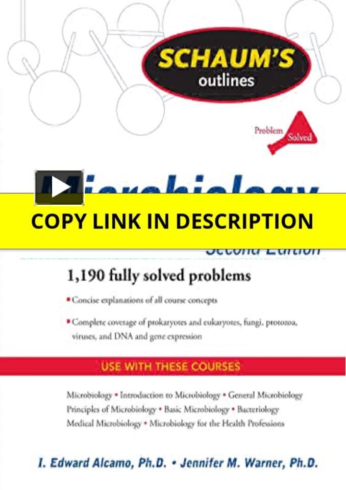 PPT – PDF Schaum's Outline of Microbiology, Second Edition 2nd Edition ...