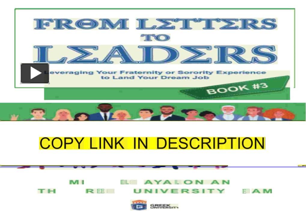 [PDF] From Letters to Leaders: Leveraging Your Fraternity or Sorority ...