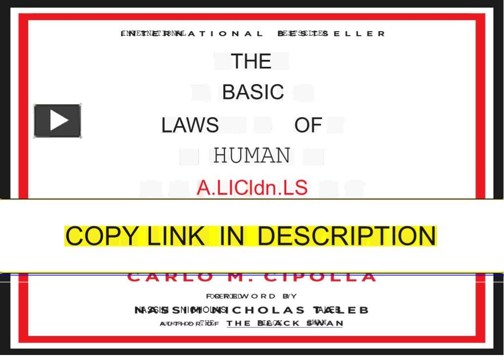 get [PDF] Download The Basic Laws of Human Stupidity presentation ...