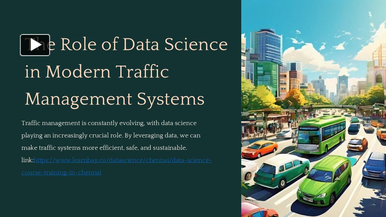 The Role of Data Science in Modern Traffic Management Systems ...