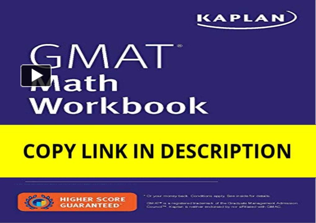 PPT – [PDF]DOWNLOAD GMAT Math Workbook PowerPoint presentation | free ...