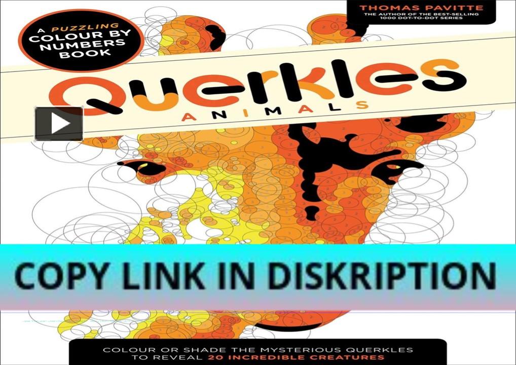 PPT – READ [PDF] Querkles: Animals PowerPoint presentation | free to ...