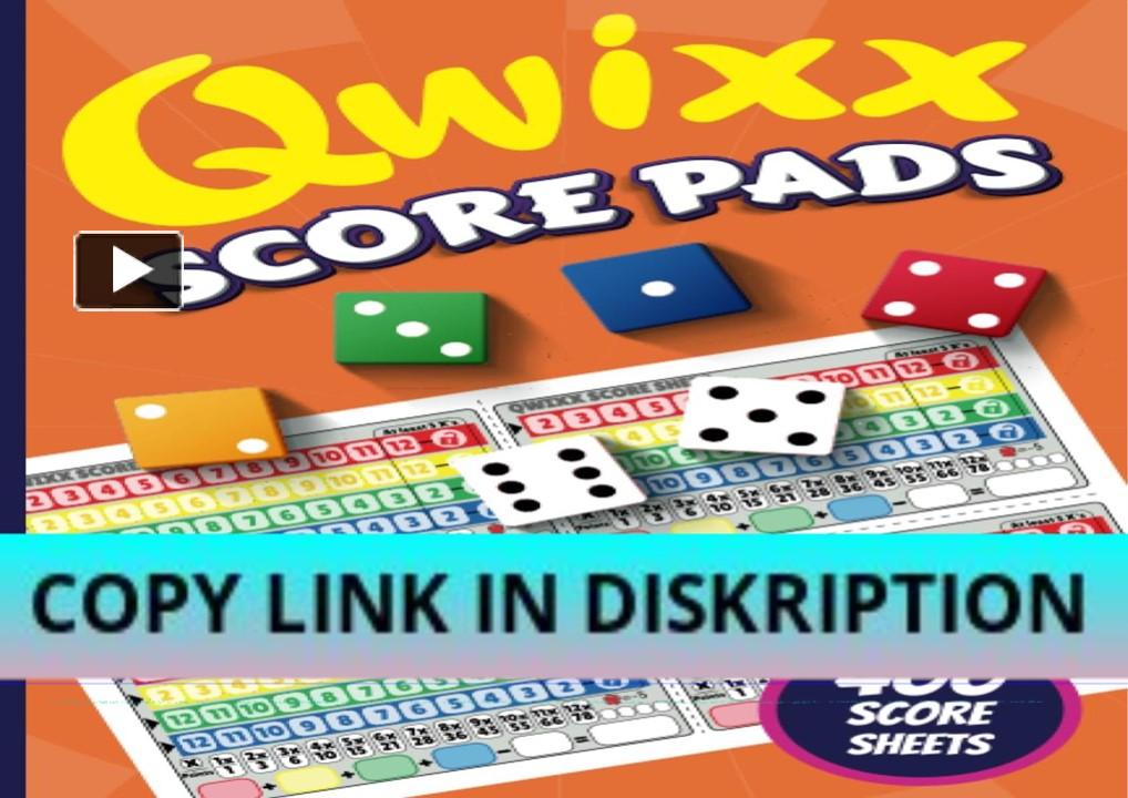 PPT – READ [PDF] Qwixx Score Pads: Small 400 Colored Sheets For Board ...