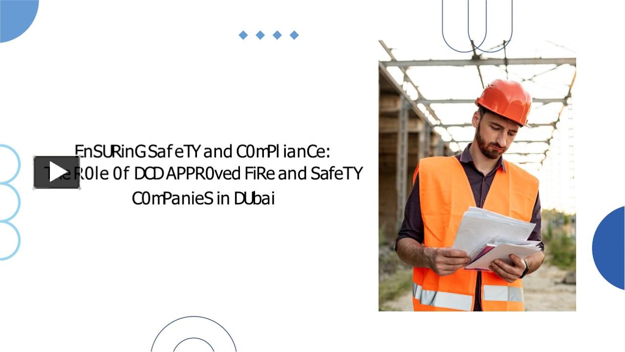 Ensuring Safety and Compliance: The Role of DCD Approved Fire and ...