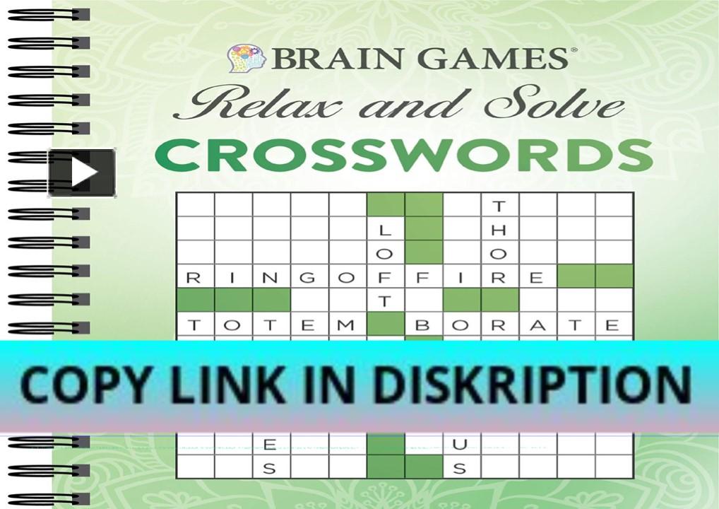 PDF_ Brain Games - Relax and Solve: Crosswords (Green) presentation ...