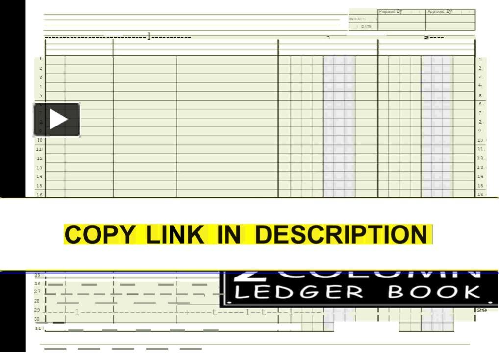 Download 2 Column Ledger Book: Simple Two Column for Bookkeeping and ...