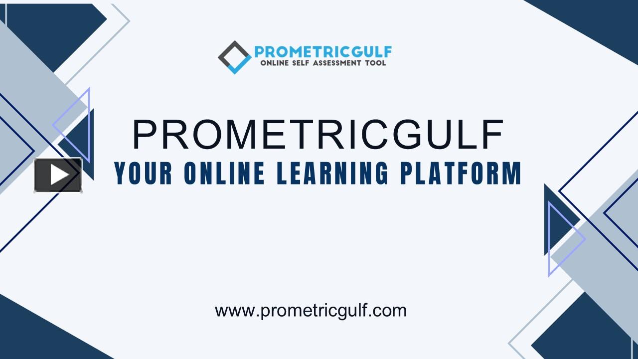 PrometricGulf Your Online Learning Platform presentation | free to download