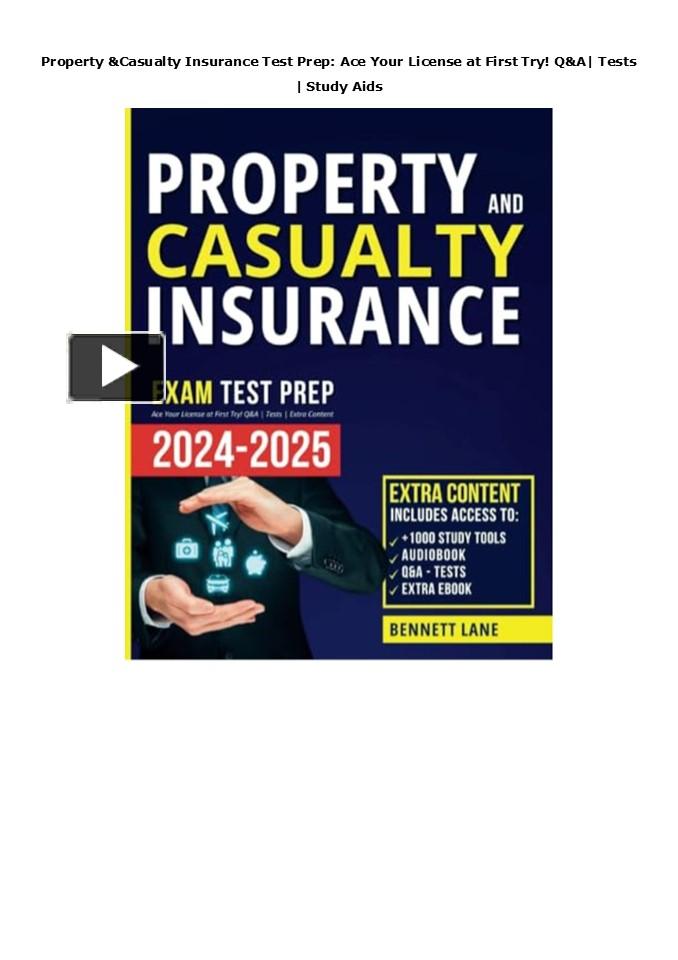 PPT – READ Property & Casualty Insurance Test Prep: Ace Your License at ...