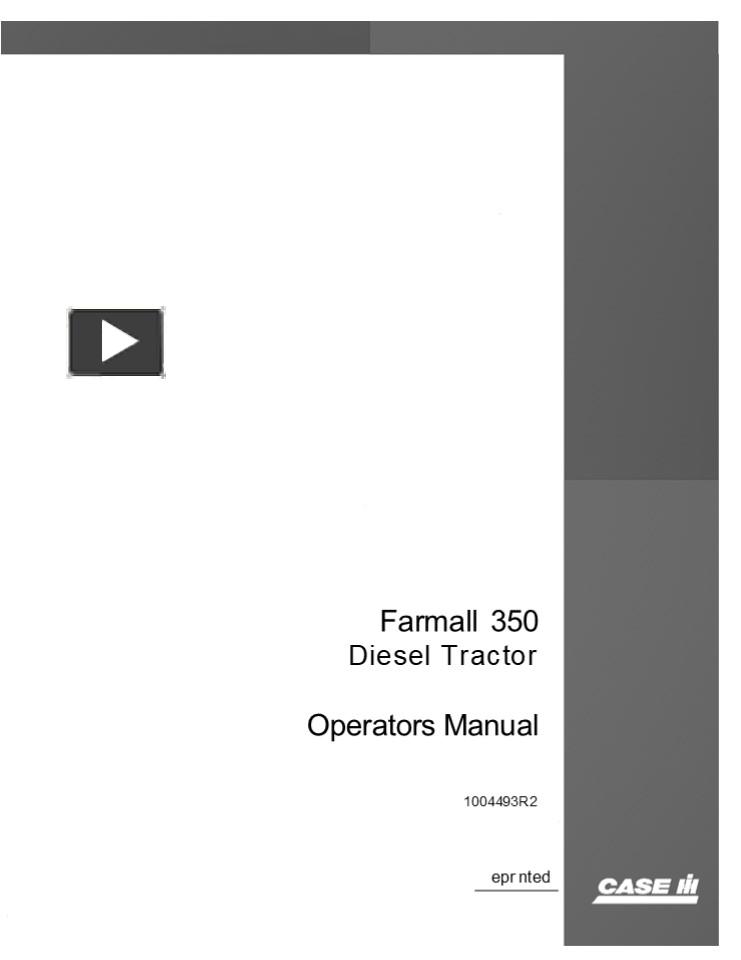 PPT – Case IH Farmall 350 Diesel Tractor Operator’s Manual Instant ...