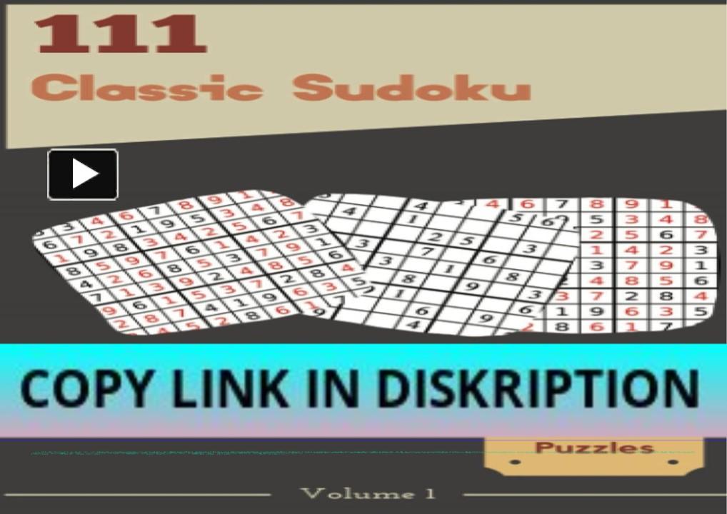 PPT – PDF Read Online Yeah! 111 Irresistible Classic Sudoku Puzzles ...