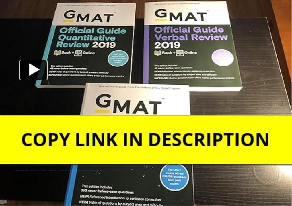 pdf Gmat Official Guide 2019 presentation | free to download