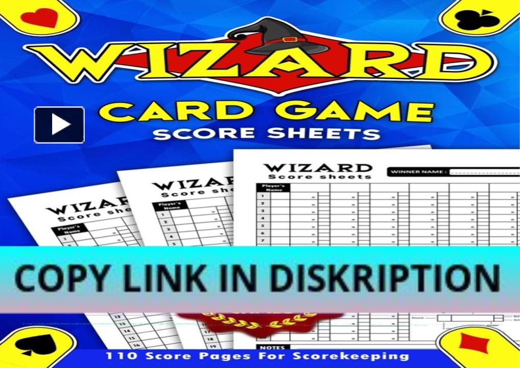 get [PDF] DOWNLOAD Wizard Score Sheets: Large Print Sheets f ...