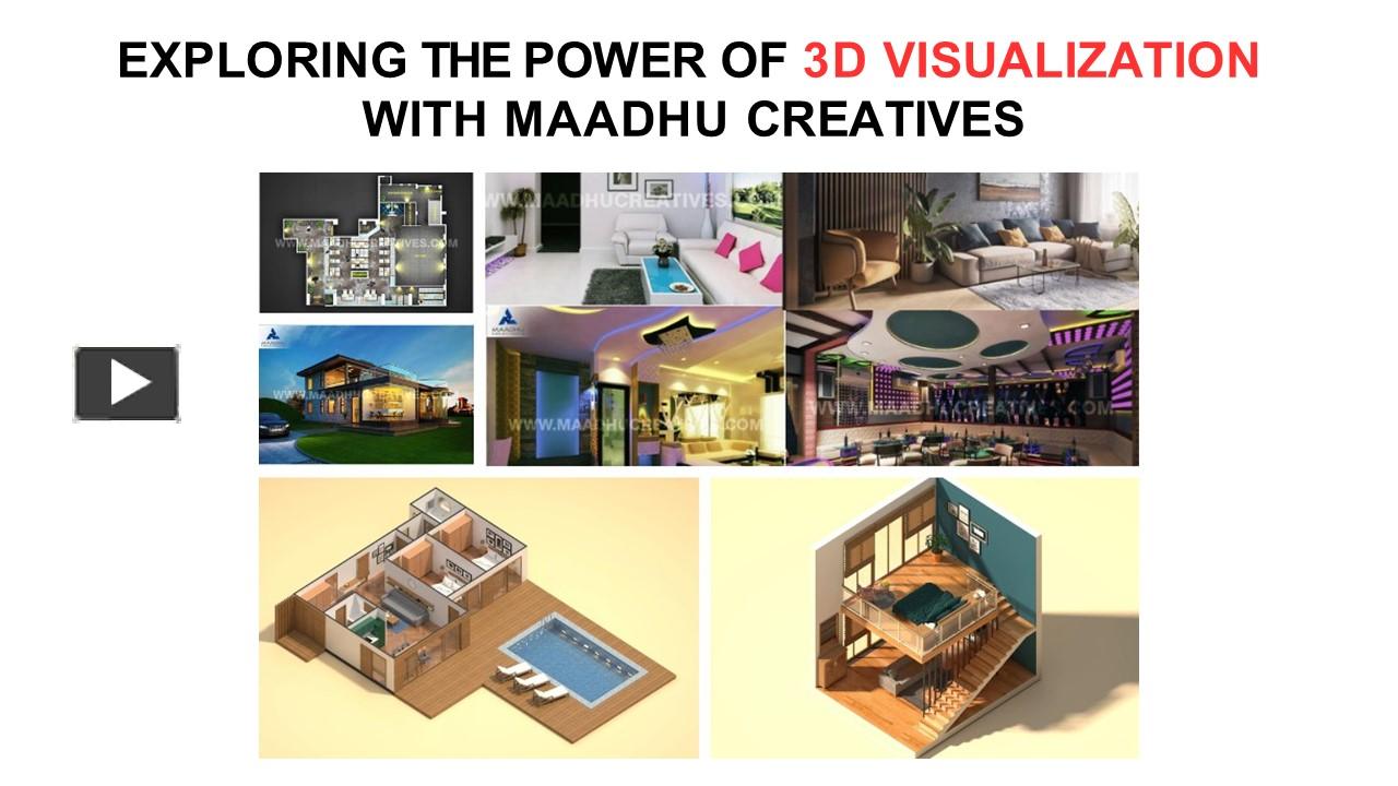 PPT – Exploring the Power of 3D Visualization with Maadhu Creatives ...