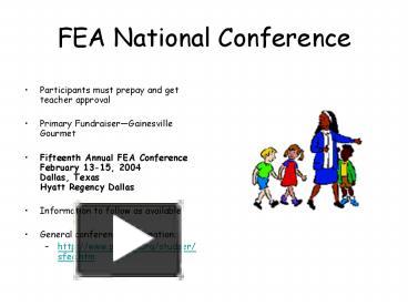 PPT – FEA National Conference PowerPoint presentation | free to view ...