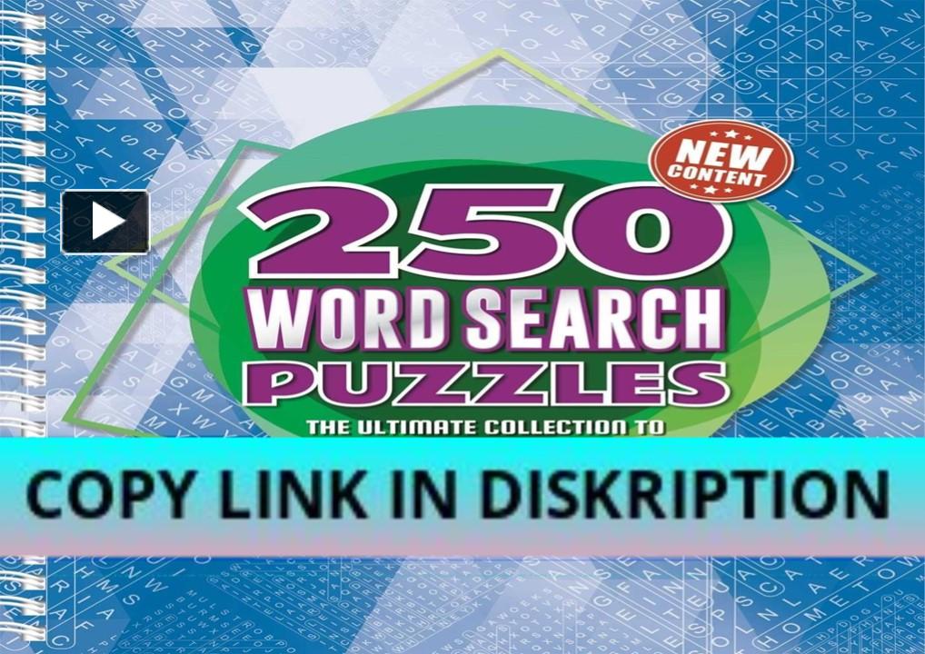 PDF_ 250 Word Search Puzzles: 250 Easy to Hard Wordsearch Pu ...
