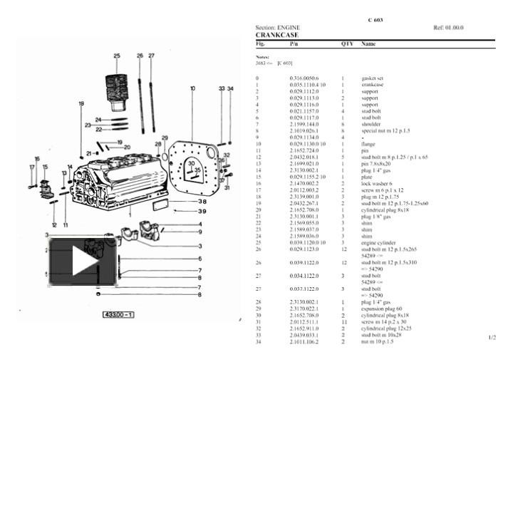 Lamborghini c 603 Parts Catalogue Manual Instant Download (1 ...