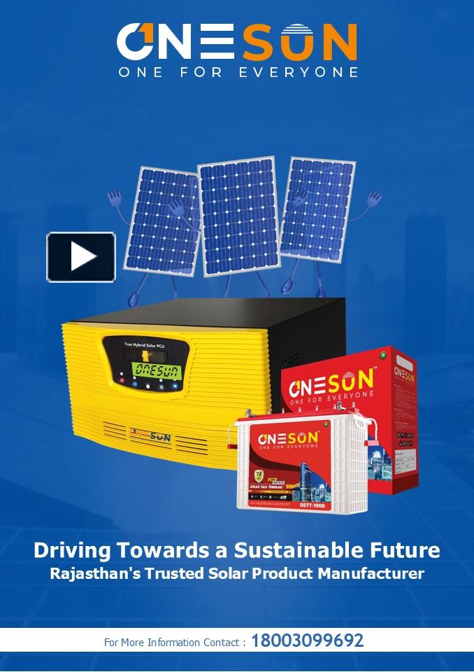 PPT – OneSun PowerPoint presentation | free to download - id: 9a404c-ZTgzZ