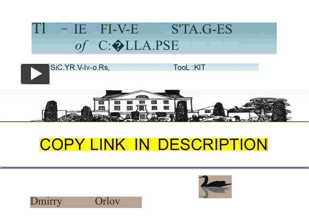 PPT – Pdf The Five Stages of Collapse: Survivors' Toolkit [PDF ...