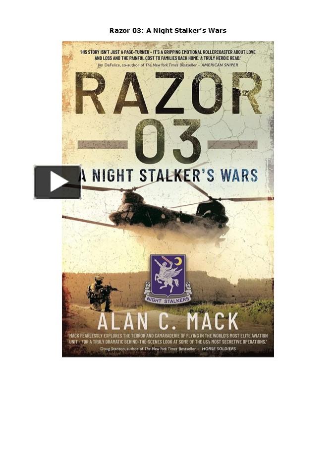 PPT – Read [PDF] Razor 03: A Night Stalker’s Wars PowerPoint ...