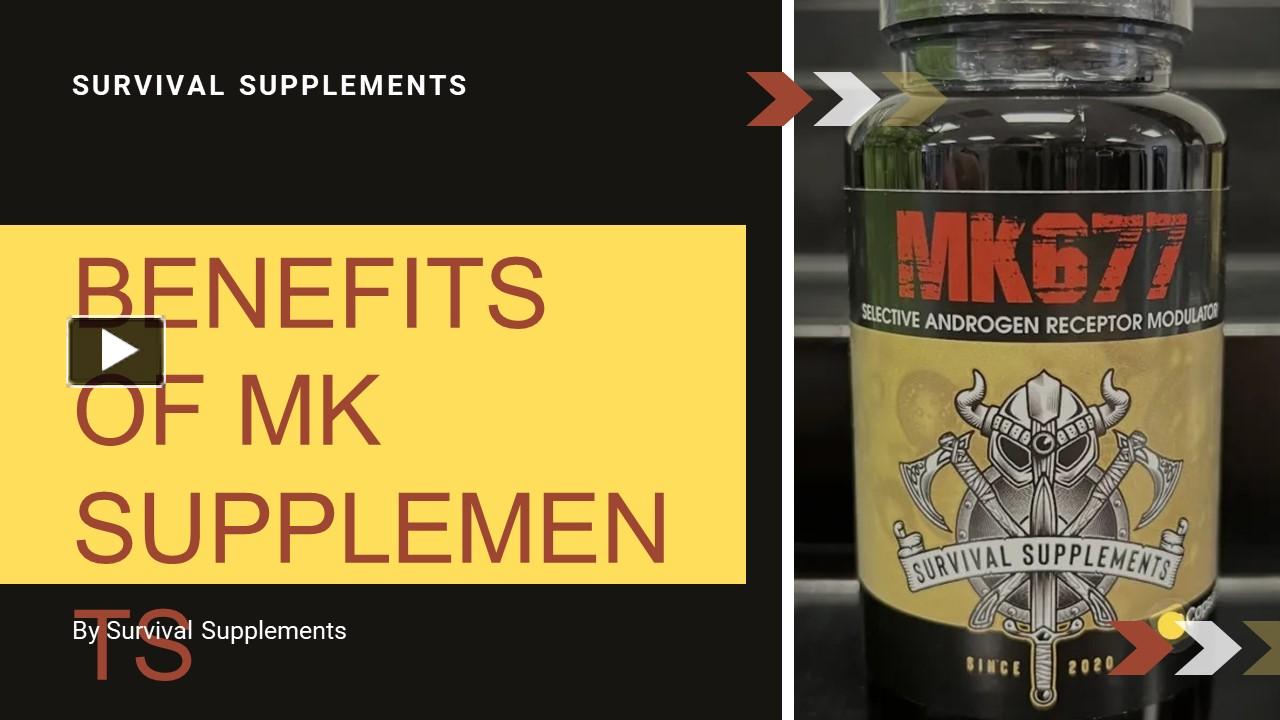 Unlock Your Potential with MK Supplement presentation | free to download