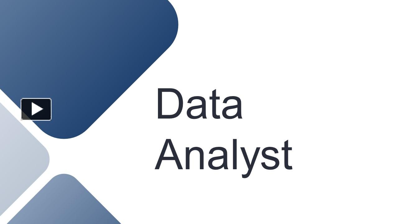PPT – Data Analysts PowerPoint presentation | free to download - id ...