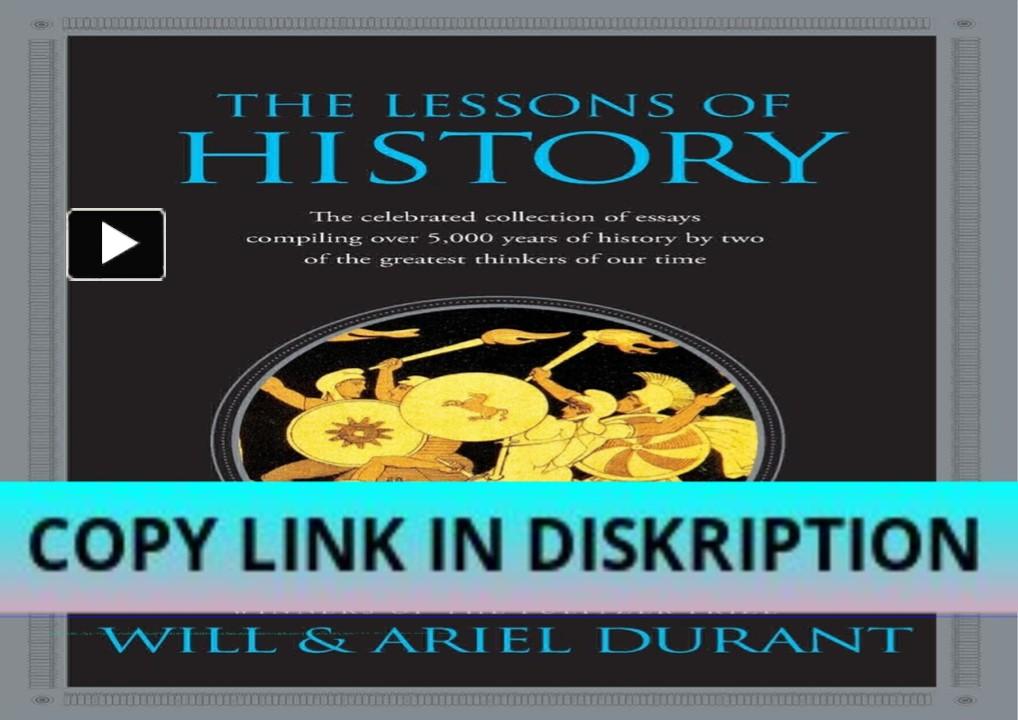 PPT – get [PDF] DOWNLOAD The Lessons of History PowerPoint presentation ...