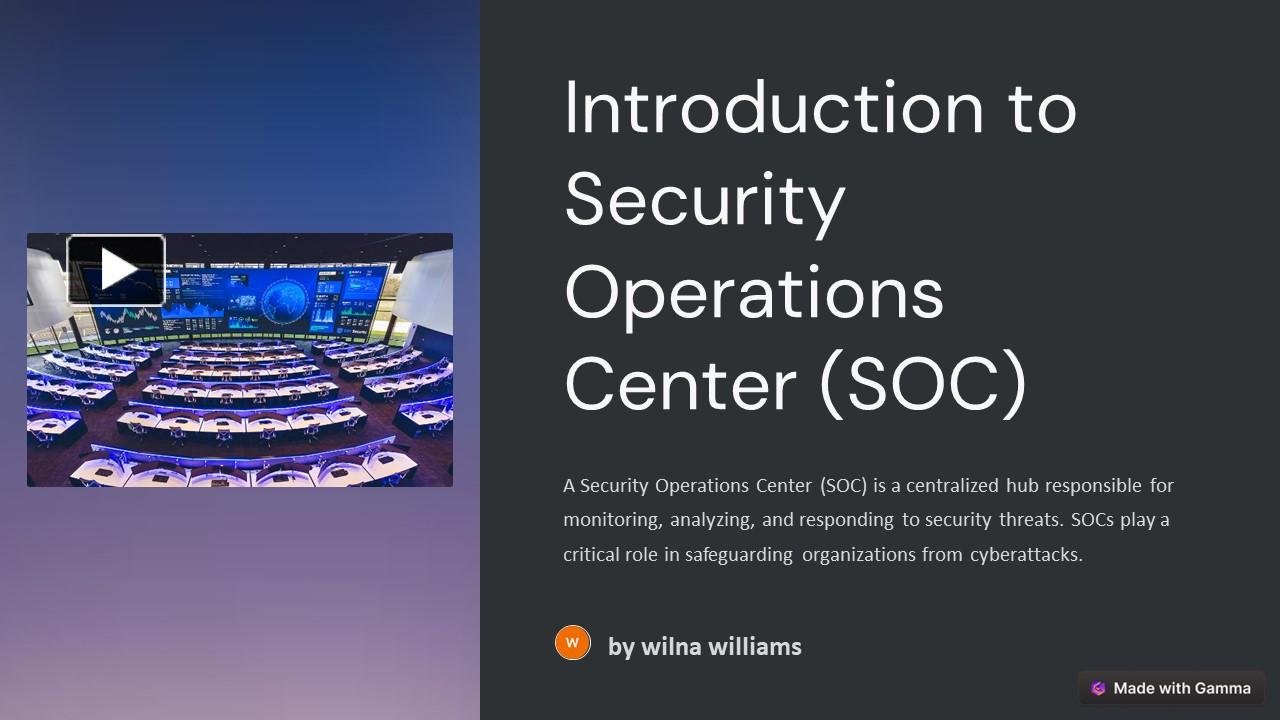 Introduction to Soc2 Compliance presentation | free to download