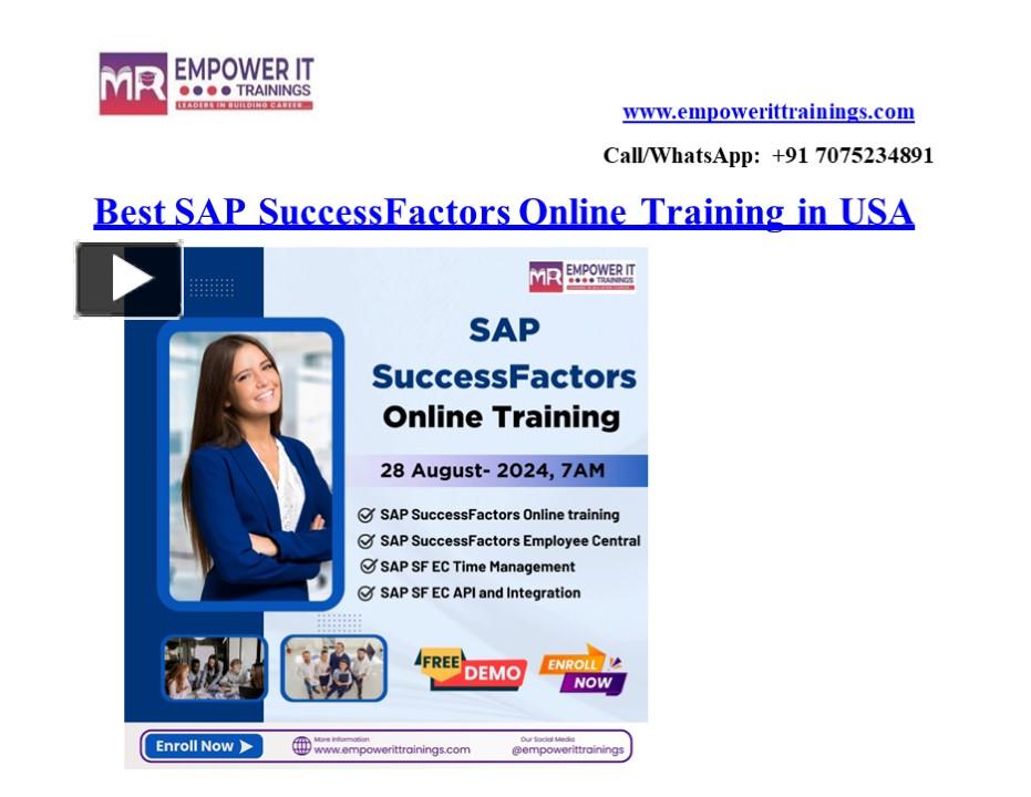 Best SAP SuccessFactors Online Training near me presentation | free to ...