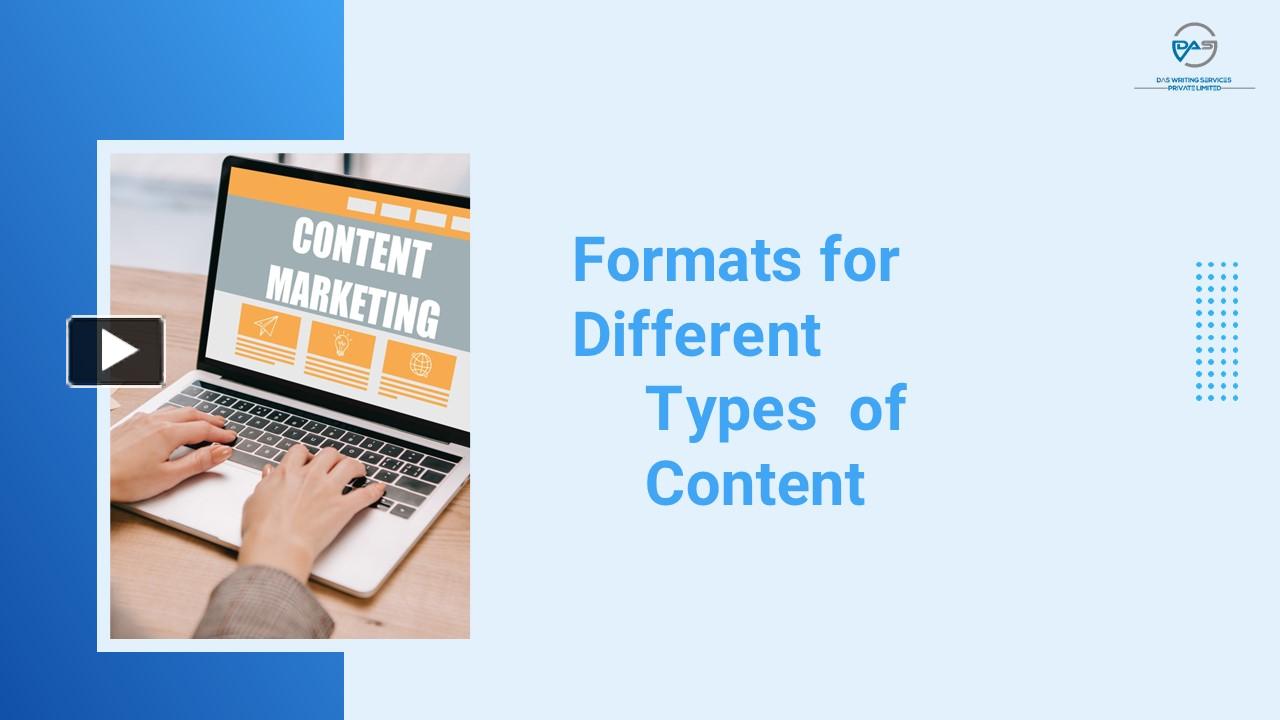 PPT – Formats for Different Types of Content (1) PowerPoint ...