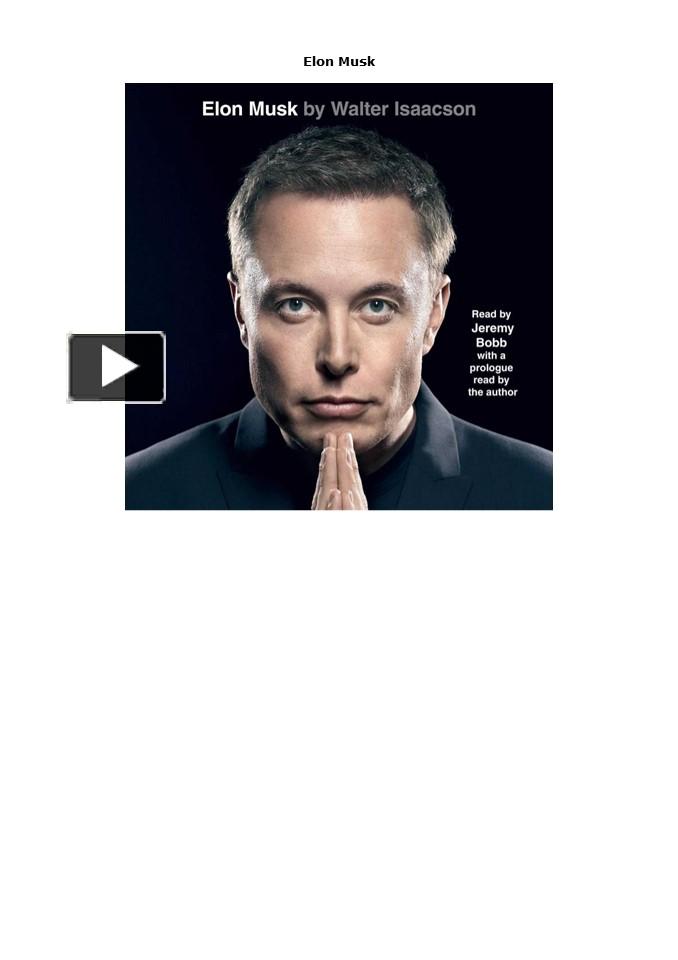 PPT – [PDF] DOWNLOAD Elon Musk PowerPoint presentation | free to ...