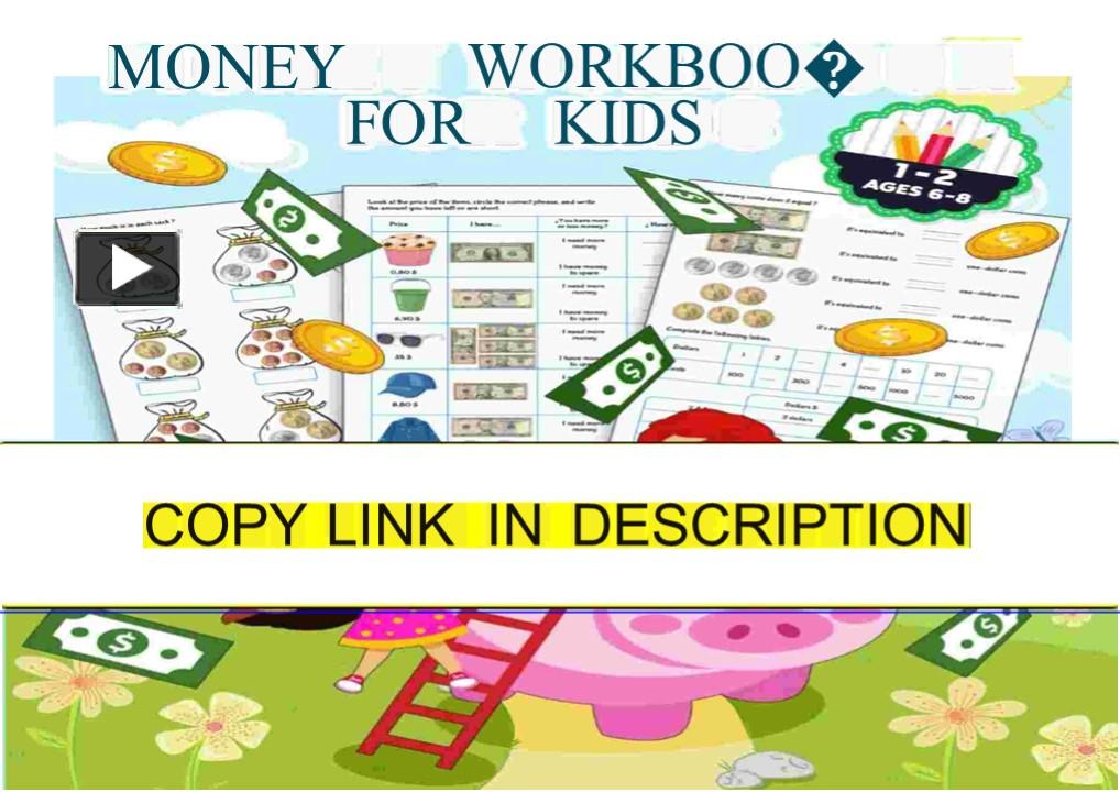 PPT – (PDF) Money workbook for kids: Money Counting Workbook for 1st ...