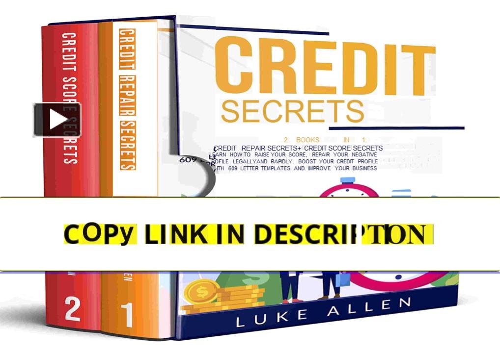 PPT – Download Credit Secrets: Learn How to Raise Your Score, Repair ...