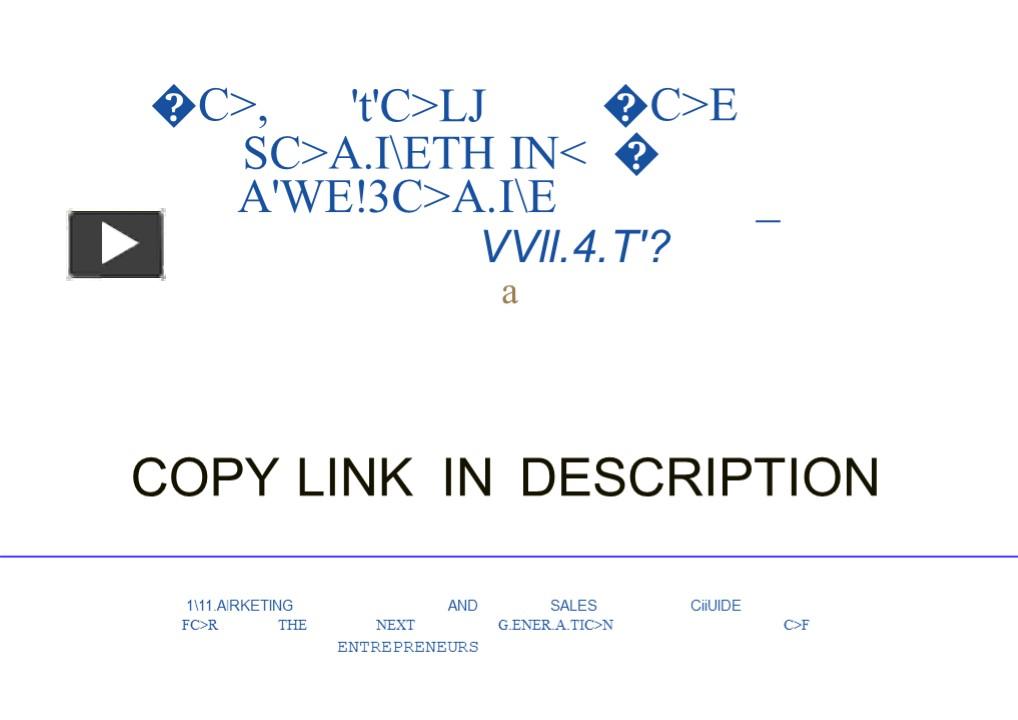 Pdf So, You Made Something Awesome... Now What?: Marketing and Sales ...