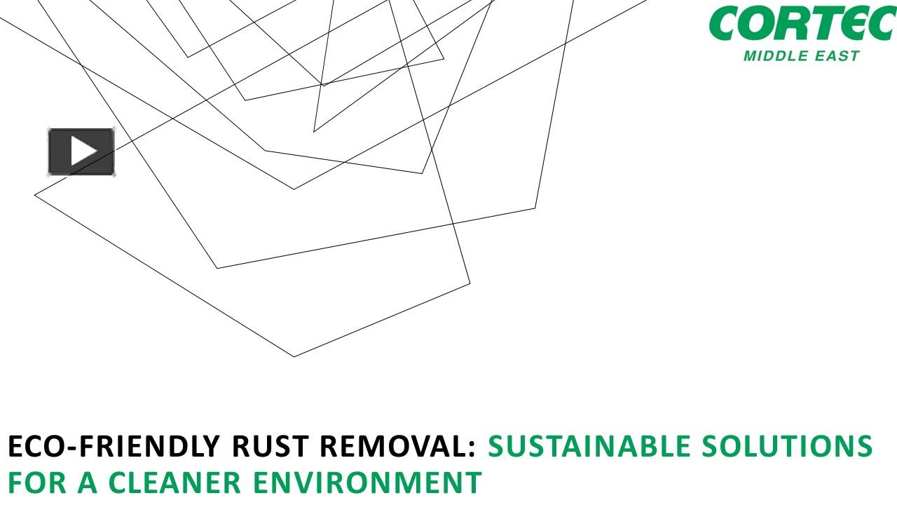 Eco-Friendly Rust Removal: Sustainable Solutions for a Cleaner ...