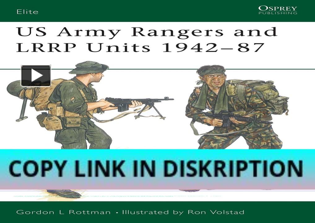 PPT – DOWNLOAD/PDF US Army Rangers & LRRP Units 1942–87 (Elite ...