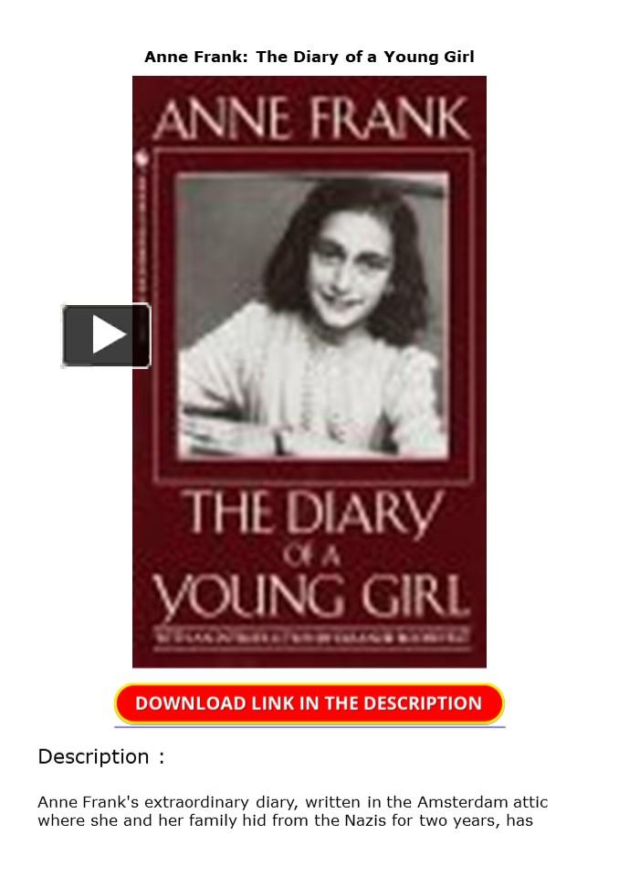 PDF Anne Frank: The Diary of a Young Girl presentation | free to download