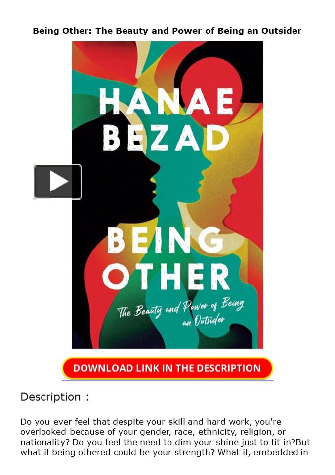 PDF Being Other: The Beauty and Power of Being an Outsider presentation ...