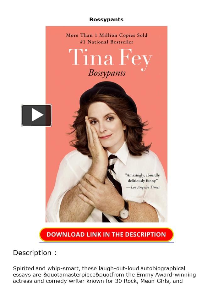 PPT – PDF Bossypants PowerPoint presentation | free to download - id ...