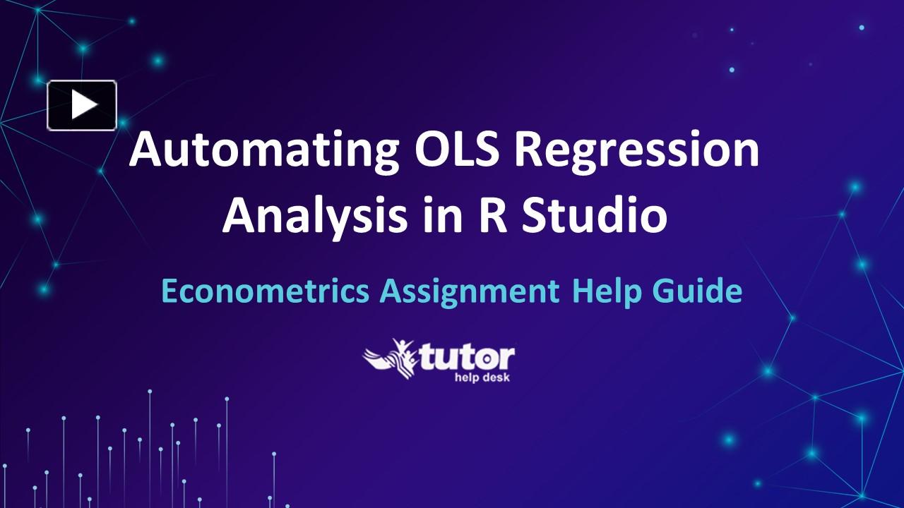 Automating OLS Regression Analysis in R Studio presentation | free to ...