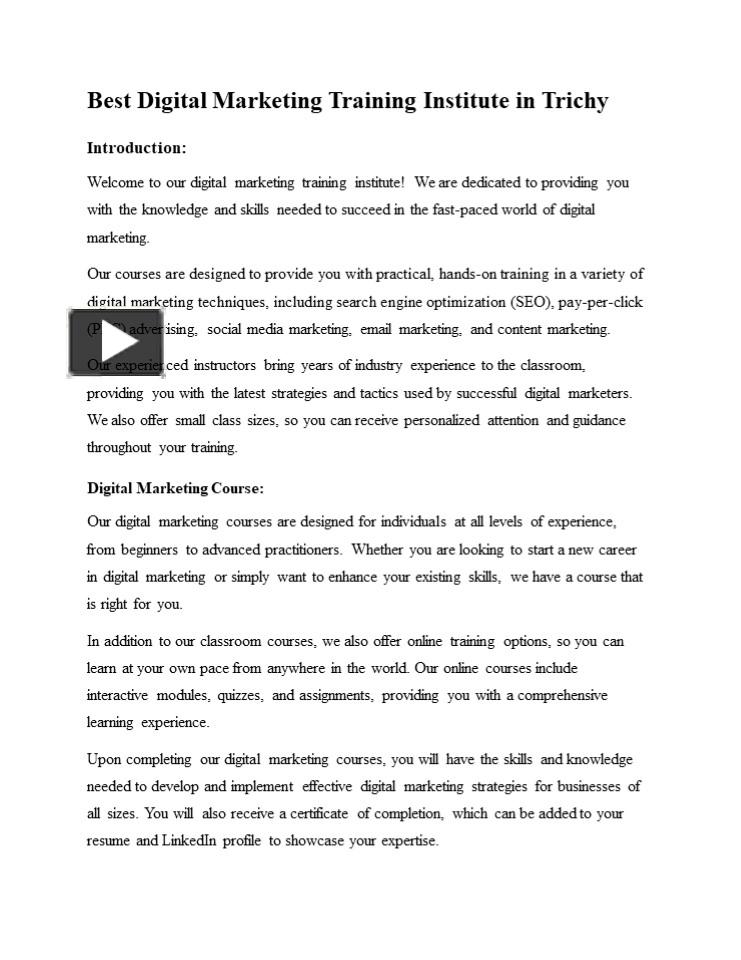 PPT – Digital Marketing Course PowerPoint presentation | free to ...