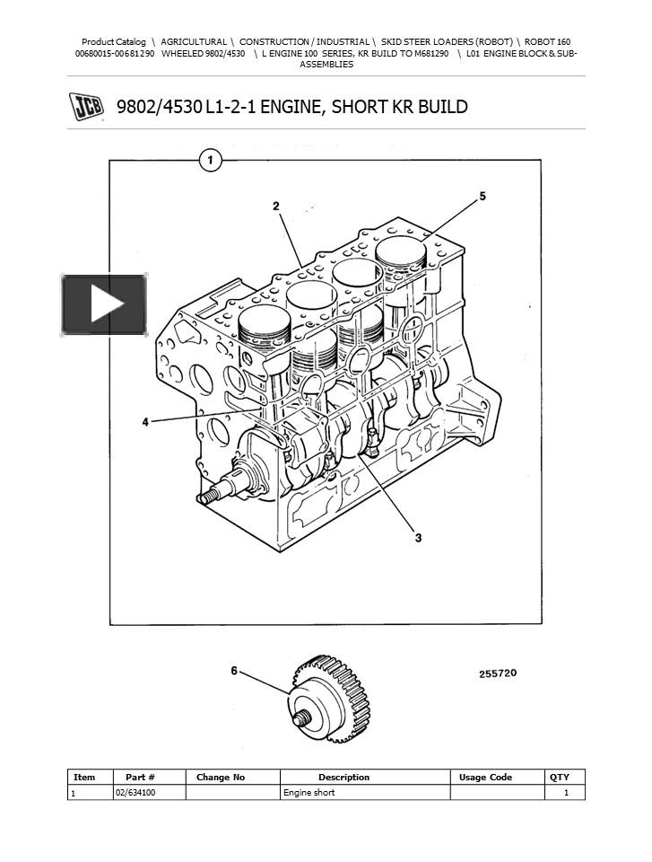 PPT – JCB 160 Robot Parts Catalogue Manual Instant Download (Serial ...