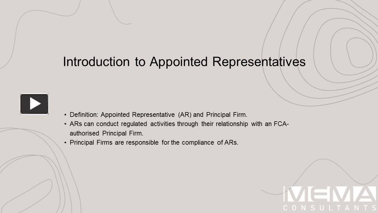 Understanding Appointed Representatives and Principal Firms: Key ...