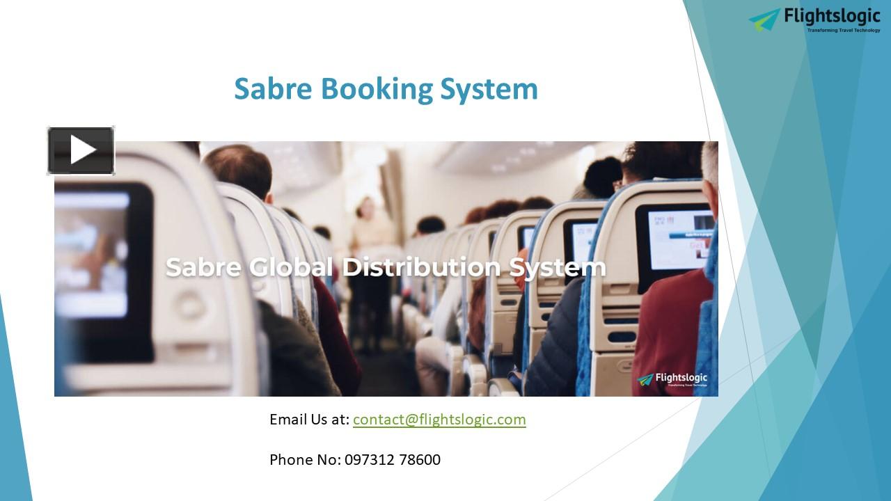 Sabre Booking System presentation | free to download