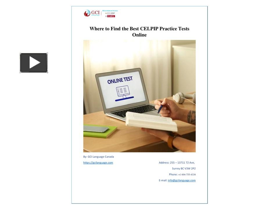 Where to Find the Best CELPIP Practice Tests Online presentation | free ...