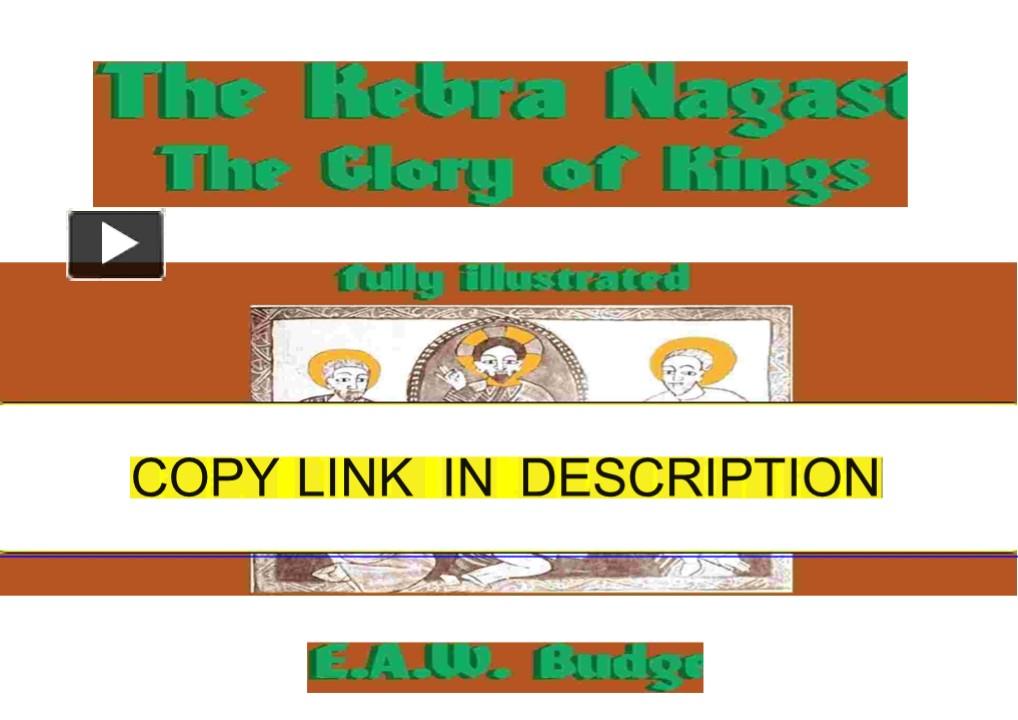 PPT – (PDF) The Kebra Nagast: The Glory of Kings [PDF] PowerPoint ...