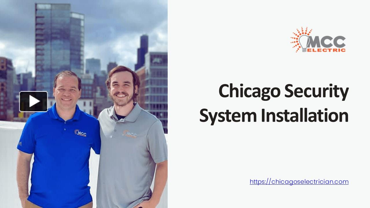 PPT – Chicago Security System Installation - chicagoselectrician.com ...